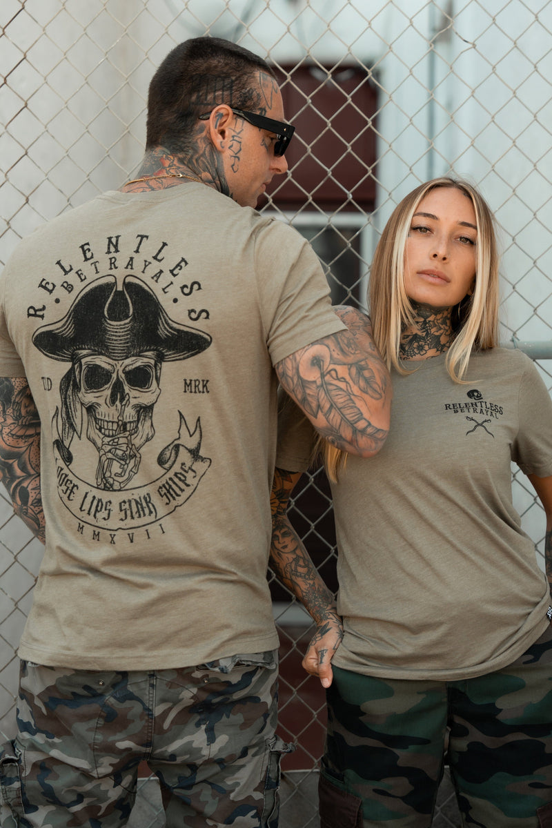 Loose Lips Sink Ships Army T-Shirt – Relentless Betrayal