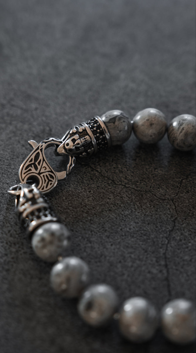 Storm Cloud Gemstone Bracelet | Bead Bracelet – Relentless Betrayal