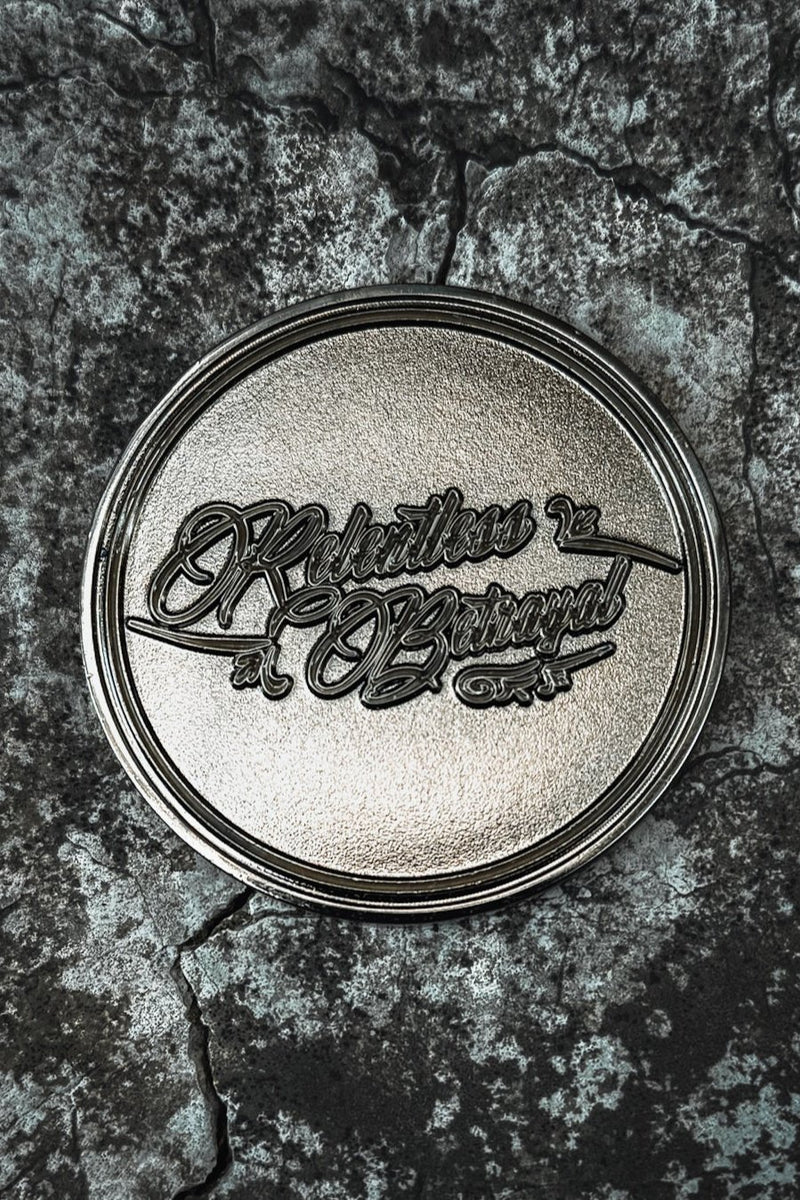 Challenge Coin - Stainless Steel – Relentless Betrayal