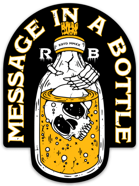 Message In A Bottle Decal – Relentless Betrayal