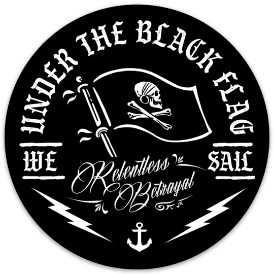 Black Flag Decal – Relentless Betrayal