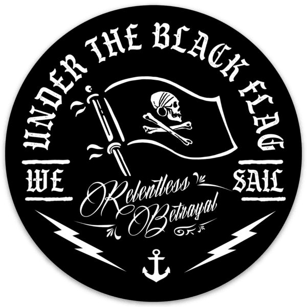Black Flag Decal – Relentless Betrayal