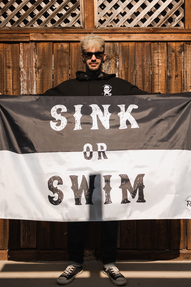 Sink or Swim Flag - Featuring A Nautical Design – Relentless Betrayal