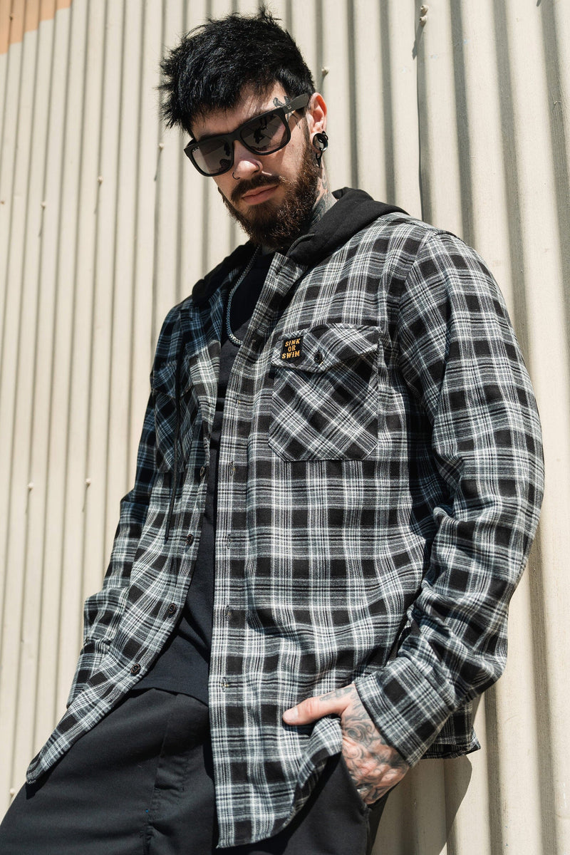 Sink Or Swim Premium Hooded Flannel – Relentless Betrayal