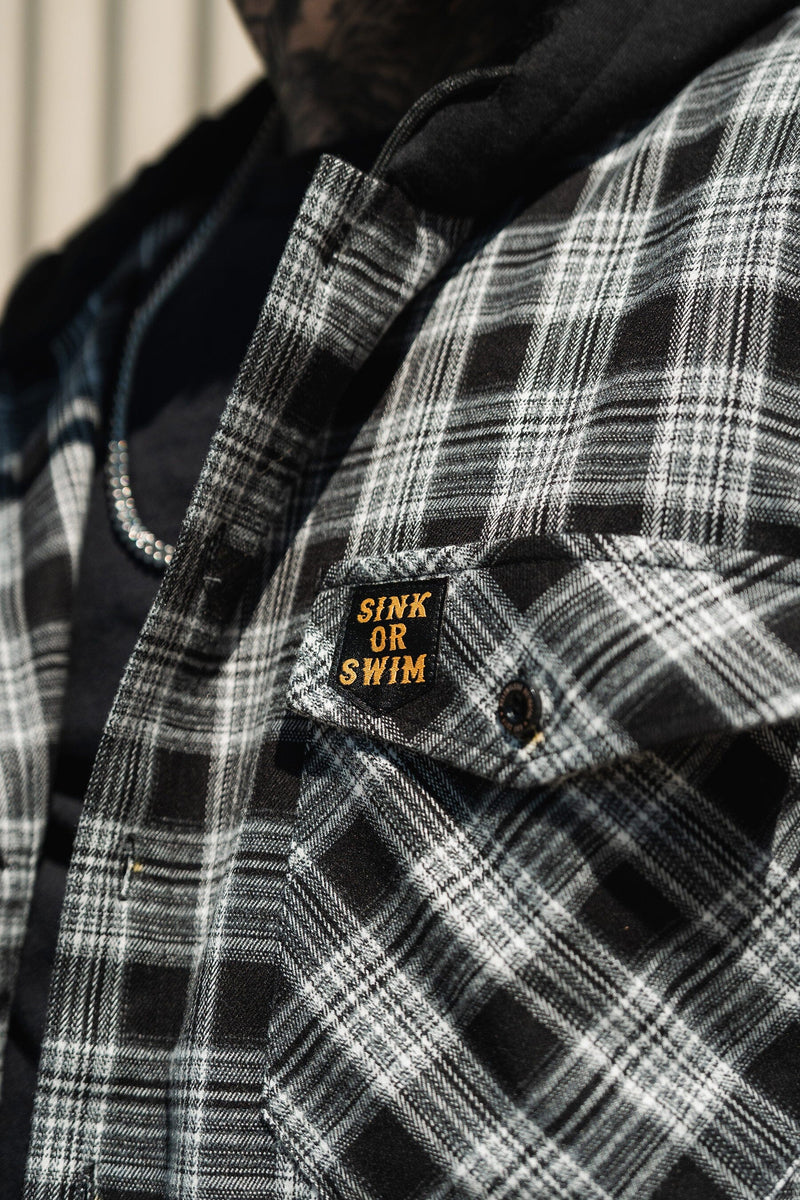 Sink Or Swim Premium Hooded Flannel – Relentless Betrayal